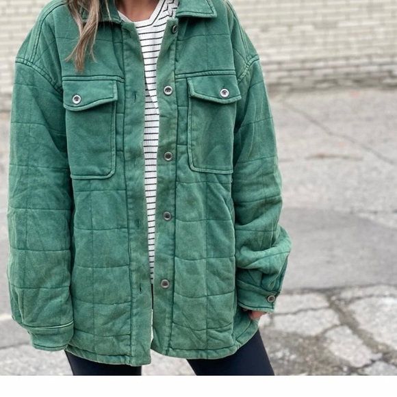 Jackets & Coats | Green Shacket New With Tags | Poshmark